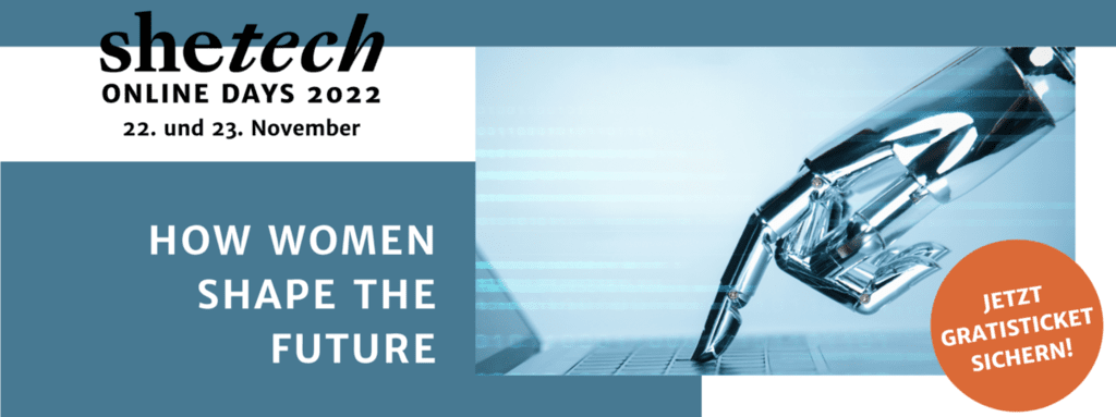 SHEtech online Days 2022 - Sheconomy Wirtschaftsmagazin